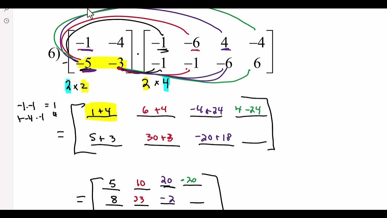 Matrix Multiplication - YouTube