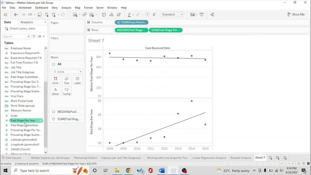 How to do Linear Regression with Tableau? - YouTube