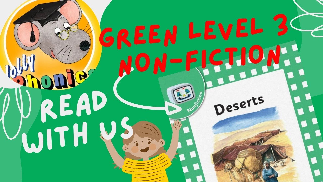 Jolly Phonics Green Level 3 Non Fiction-Deserts #childrensliterature # ...