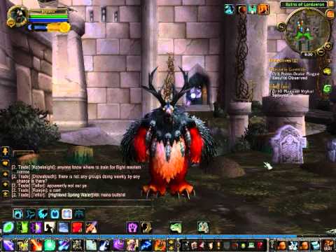Troll druid forms in 4.0.3a - YouTube