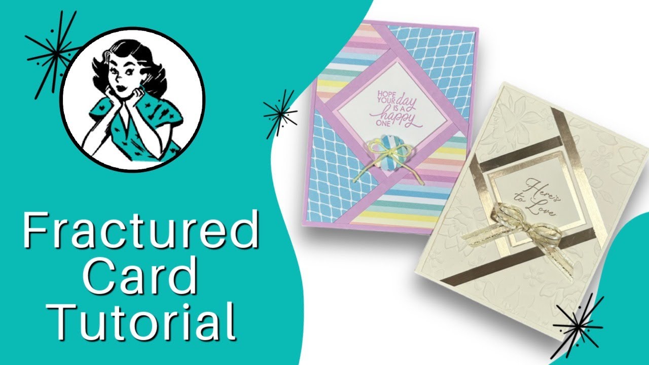 🔴 Fractured Card Technique: A Quick Unique Card Design - YouTube