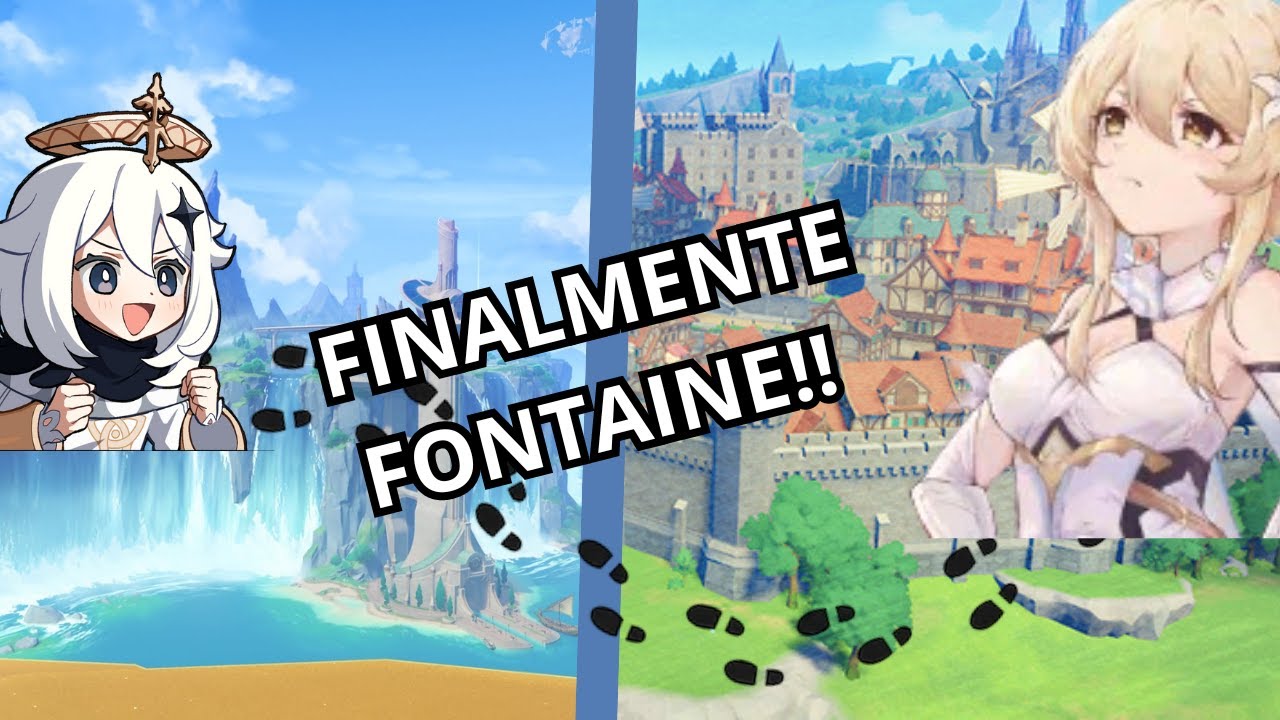 INDO DE MONSTADE ATÉ FONTAINE MAS SÓ COM OS PERSONAGENS QUE O JOGO ME ...