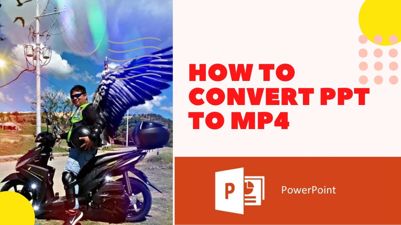How to convert Powerpoint Presentation (PPT) to Video (MP4) - YouTube