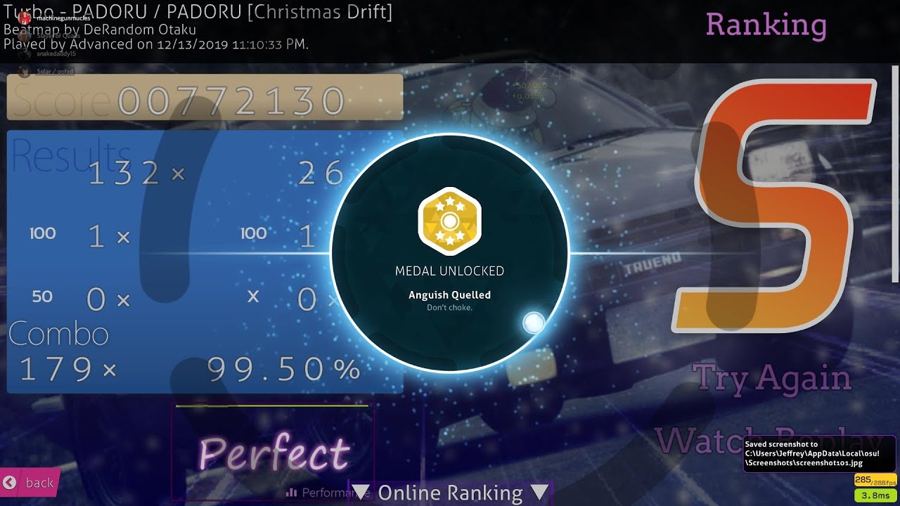 osu! | Padoru/Padoru [Christmas Drift] NoMod FC (My first 6 star ...