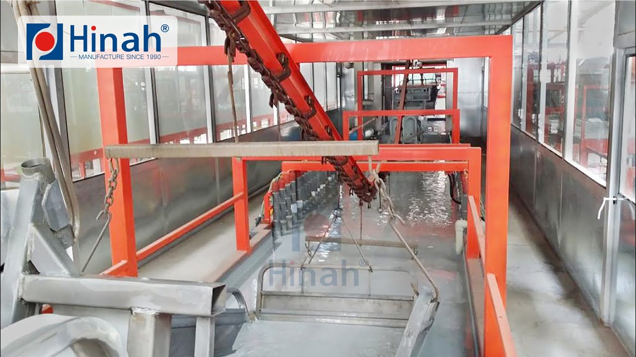 ED Electrophoretic coating Painting line for Radiator heater ，Whole ...