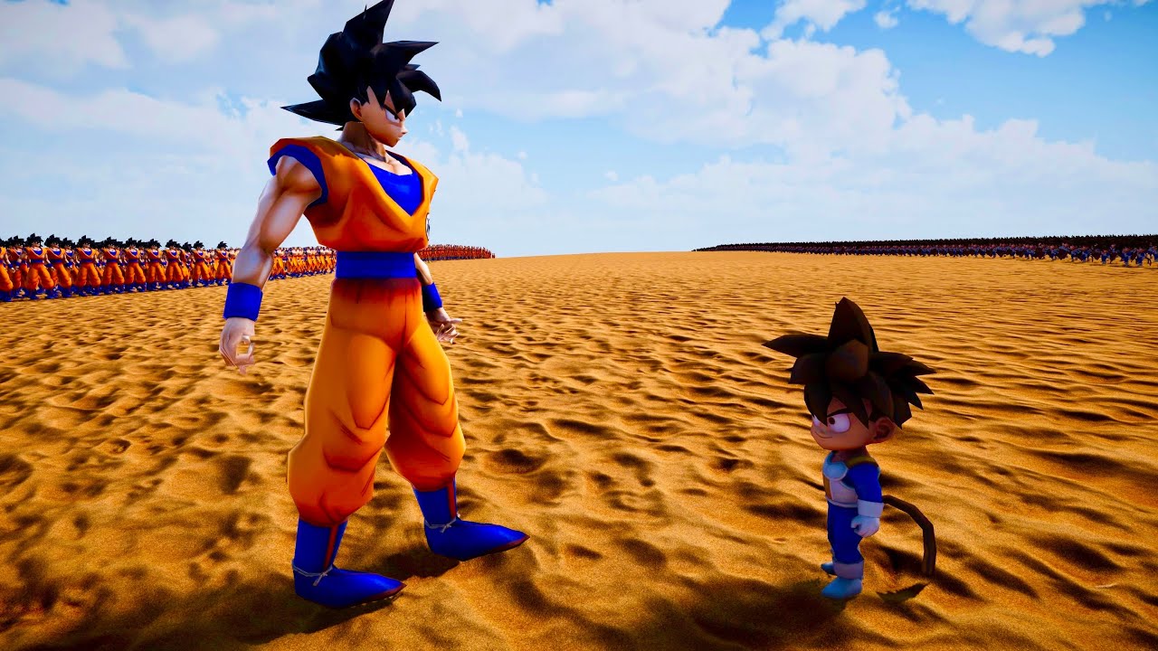 20,000,000 KID GOHAN vs 20,000 GOKU | Ultimate Epic Battle Simulator 2 ...