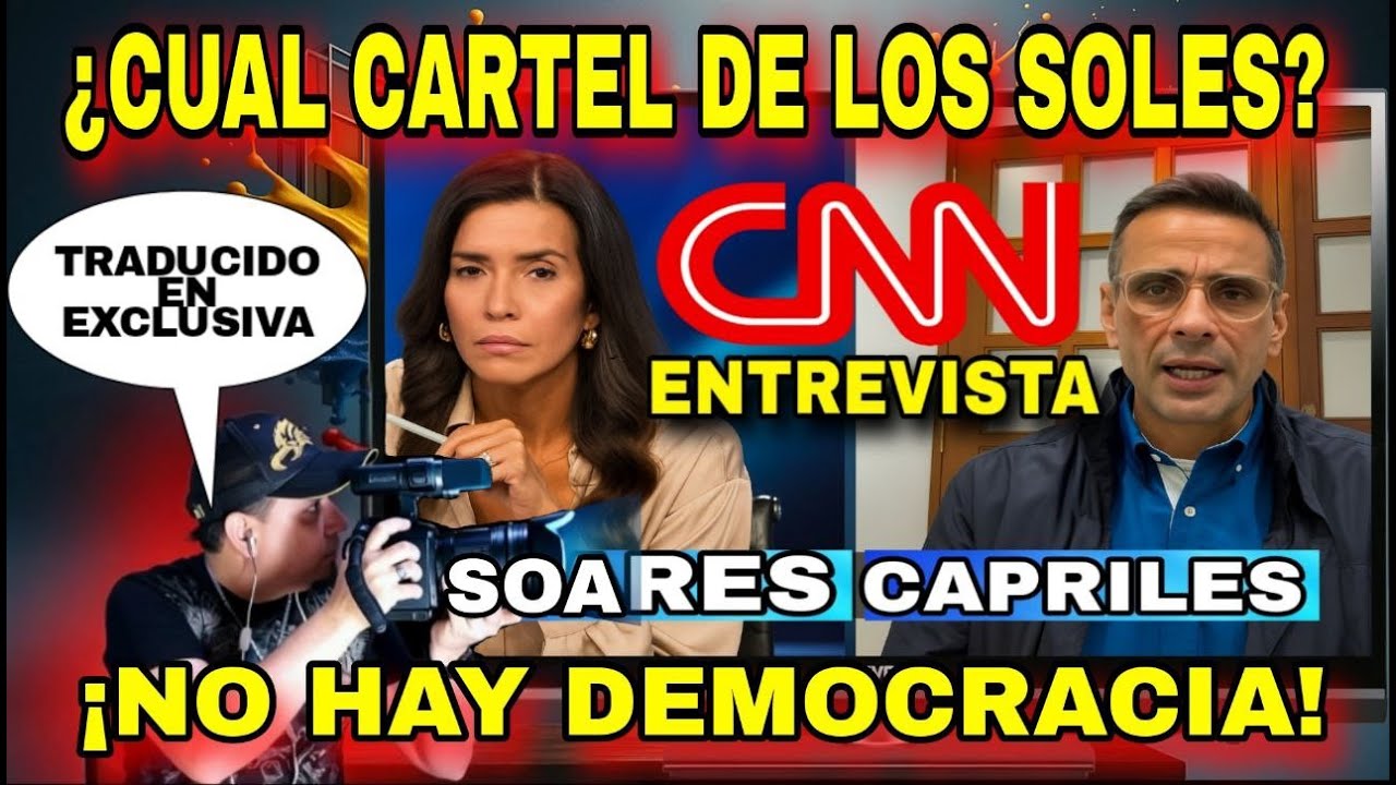 💥 Capriles con Isa Soares (CNN): “En Venezuela SÍ hay dictadura, pero ...