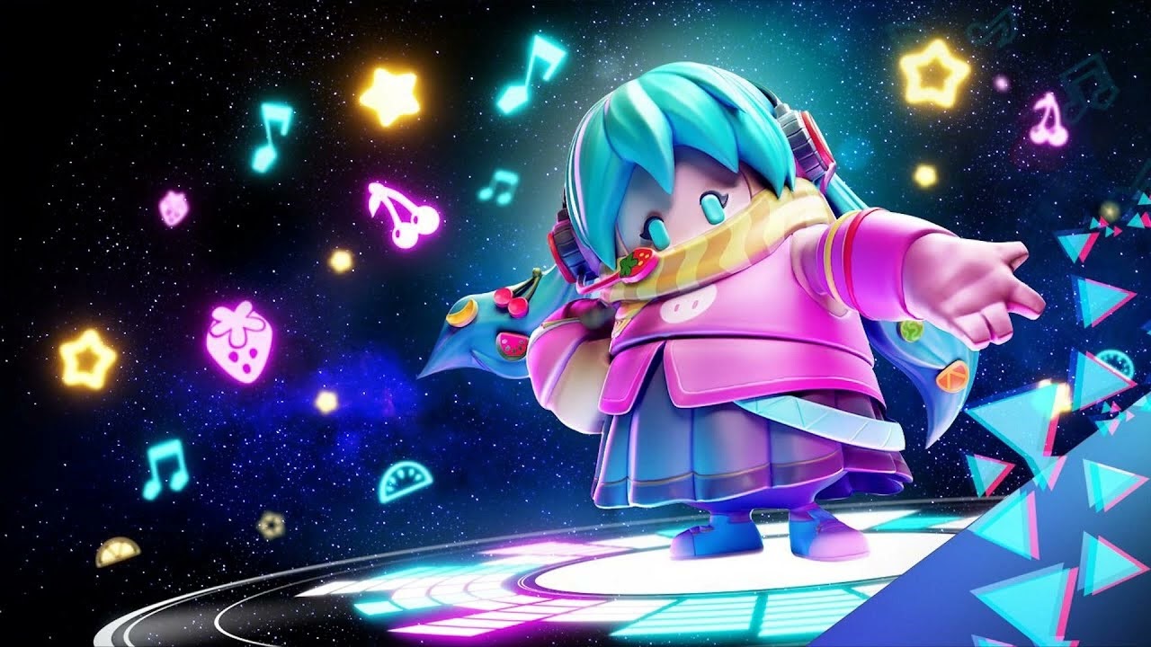 Hatsune Miku Cover - Chugu Bam Bam/Falling Stars (Fall Guys) - YouTube