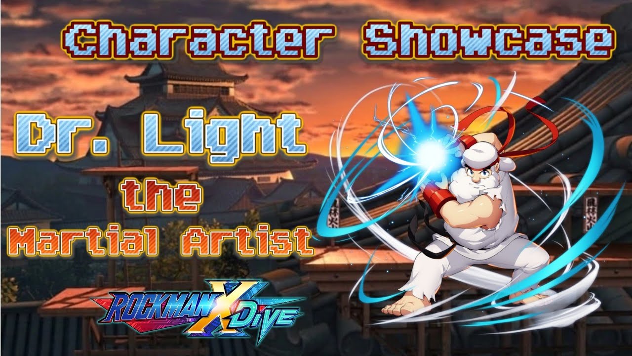 Mega Man X DiVE - Dr. Light the Martial Artist - Character Showcase ...