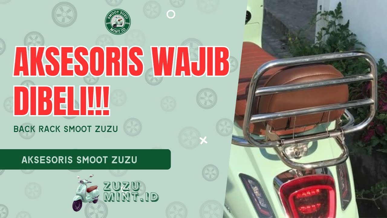 WAJIB BELI INI‼️BIAR RIDING MAKIN AMAN & NYAMAN | BACK RACK SMOOT ZUZU ...