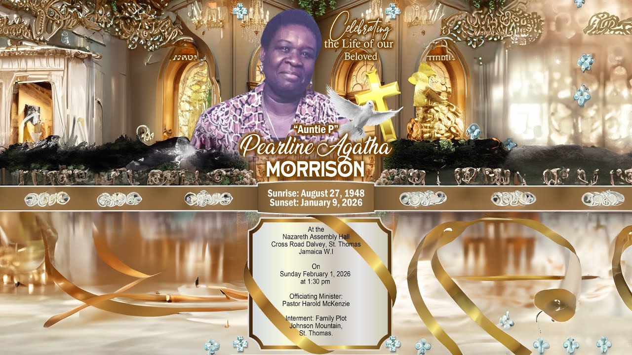 Celebrating The Life of Pearline Agatha Morrison - YouTube