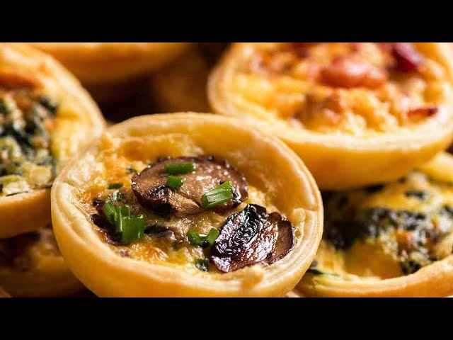 Mini Quiche Recipe With Puff Pastry Crust | Deporecipe.co