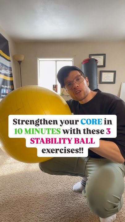 3 Core Exercises YOU NEED TO ADD (Using A STABILITY BALL) #core - YouTube