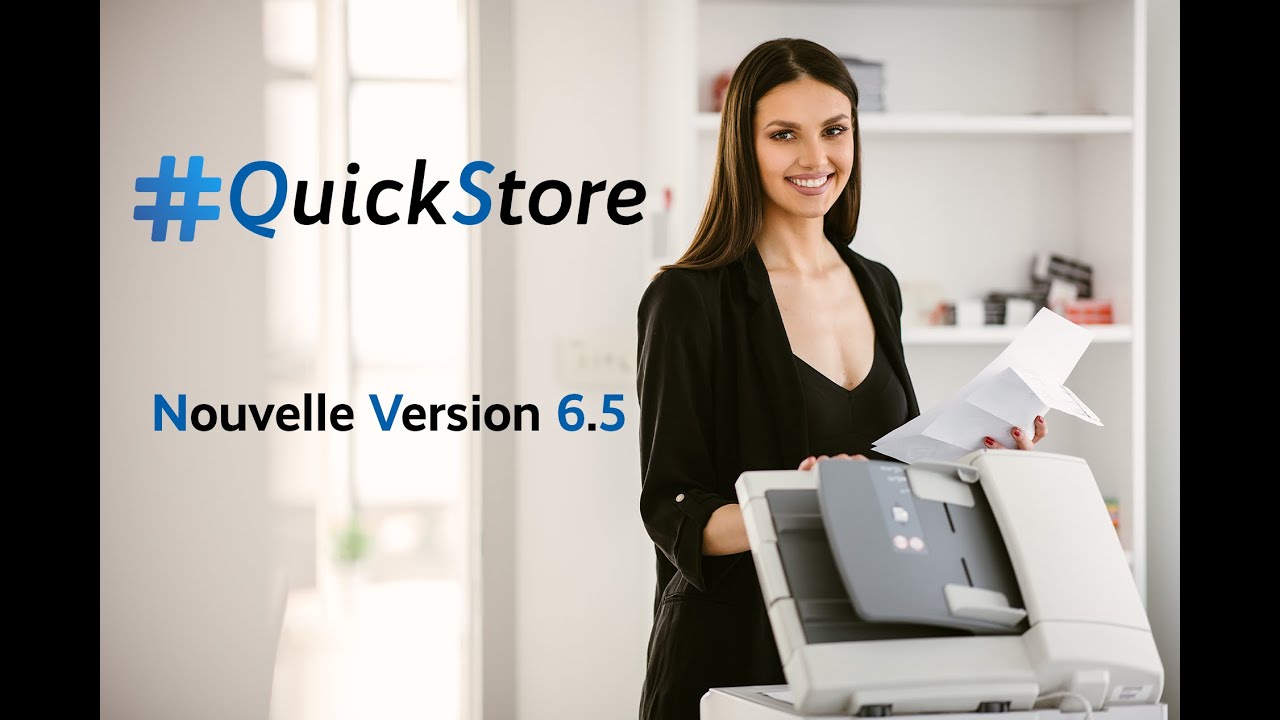 QUICKSTORE : nouvelle version 6.5 pour les imprimantes Rioch - YouTube