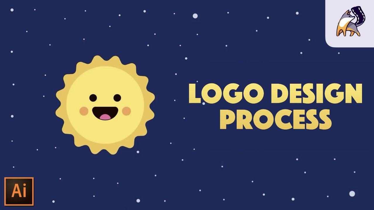 Sun Logo Design - Adobe Illustrator Tutorial - Logo Idea - YouTube