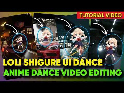 TRENDING LOLI SHIGURE UI DANCE TYPE VIDEO EDITING 🤩 STEP BY STEP ANIME DANCE EDITING TUTORIAL
