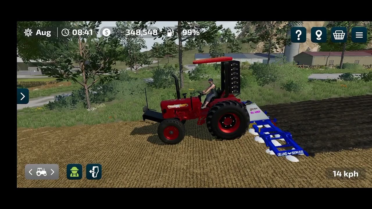 Mahindra 651 DI for cultivator indian tractor mod challenge#fs23 #fs22# ...
