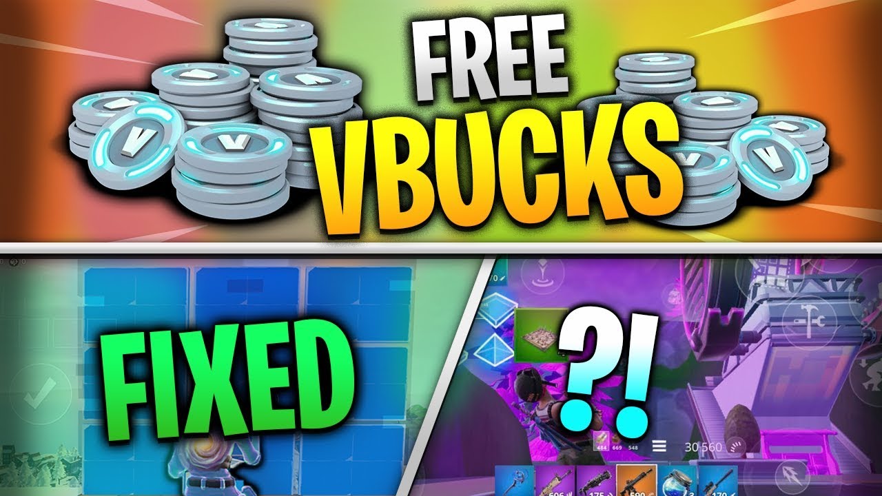 Fortnite Mobile News | FREE VBUCKS, Editing Improvements, Pink Glitch ...