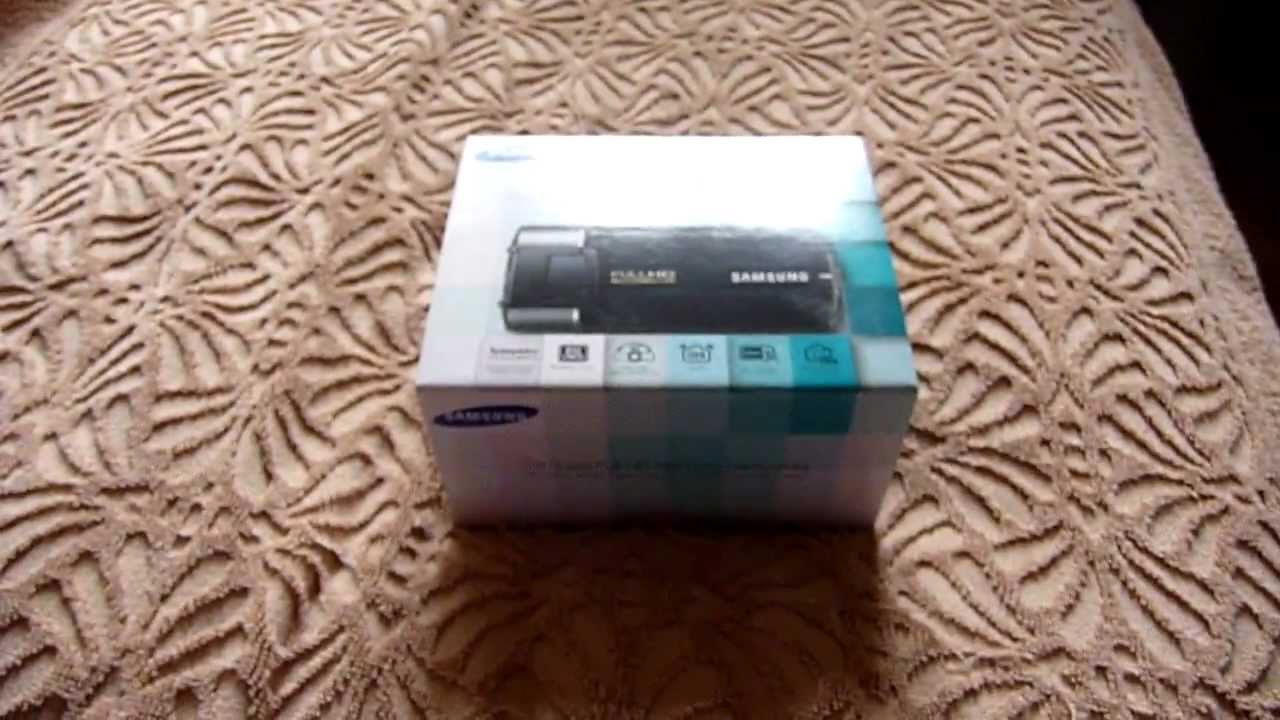 Unboxing my Samsung Q10 HD Camcorder (Part 1) - YouTube