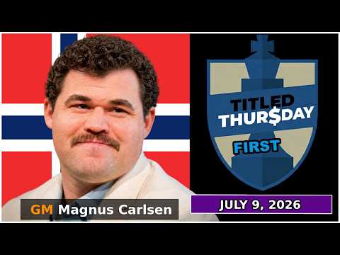 🔴 Magnus Carlsen Plays First 3+0 Thursday | July 9, 2026