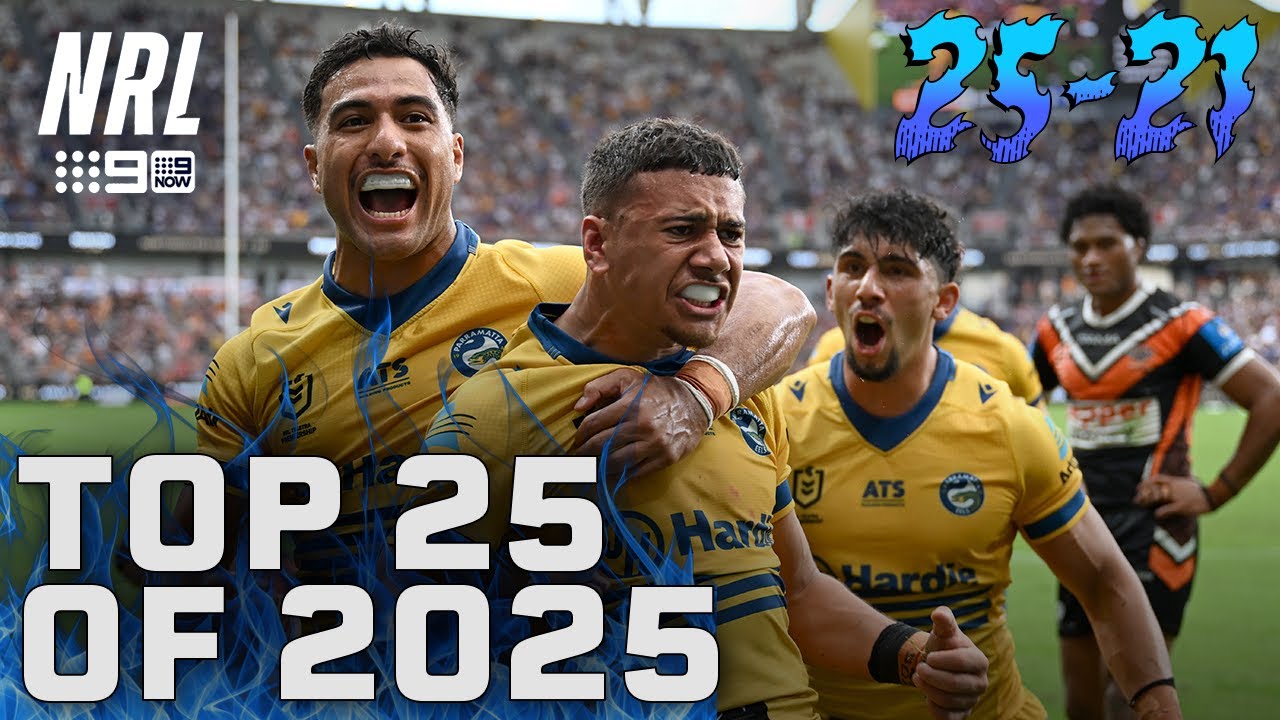 Top 25 NRL Games of 2025: 25-21 | NRL on Nine - YouTube