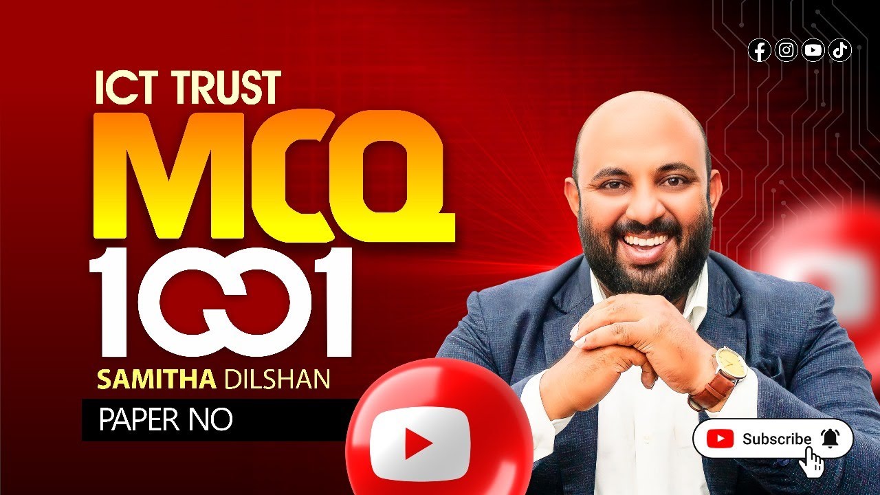 AL ICT TRUST MCQ 1001 PART 4 101-150 | ශ්‍රී ලංකාවේ හොදම ප්‍රශ්ණ පත්‍ර පන්තිය - YouTube