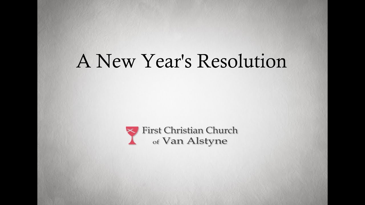 A New Year's Resolution | Jack Washington - YouTube