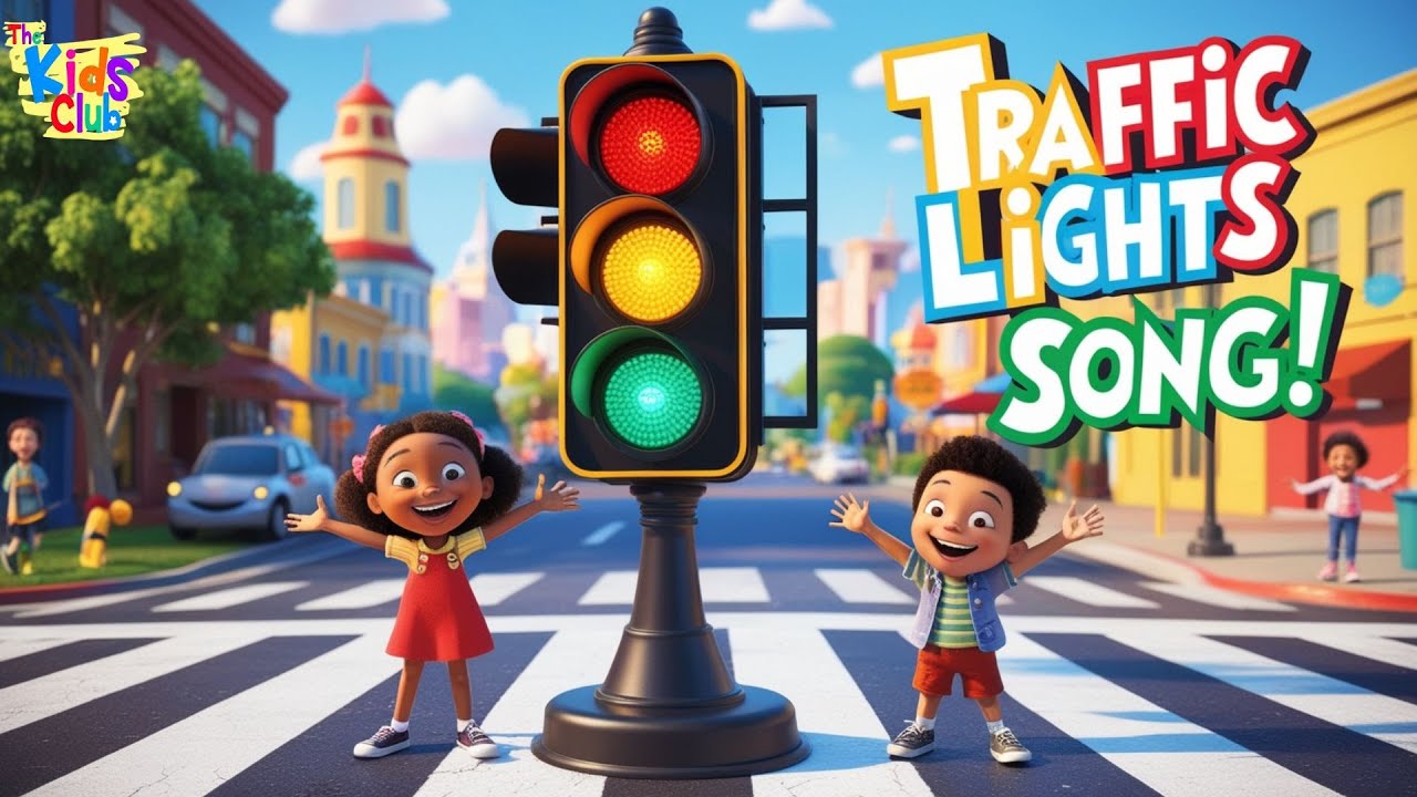 Stop, Look, and Learn Traffic Lights 🚦 Fun & Educational Video for Kids ...