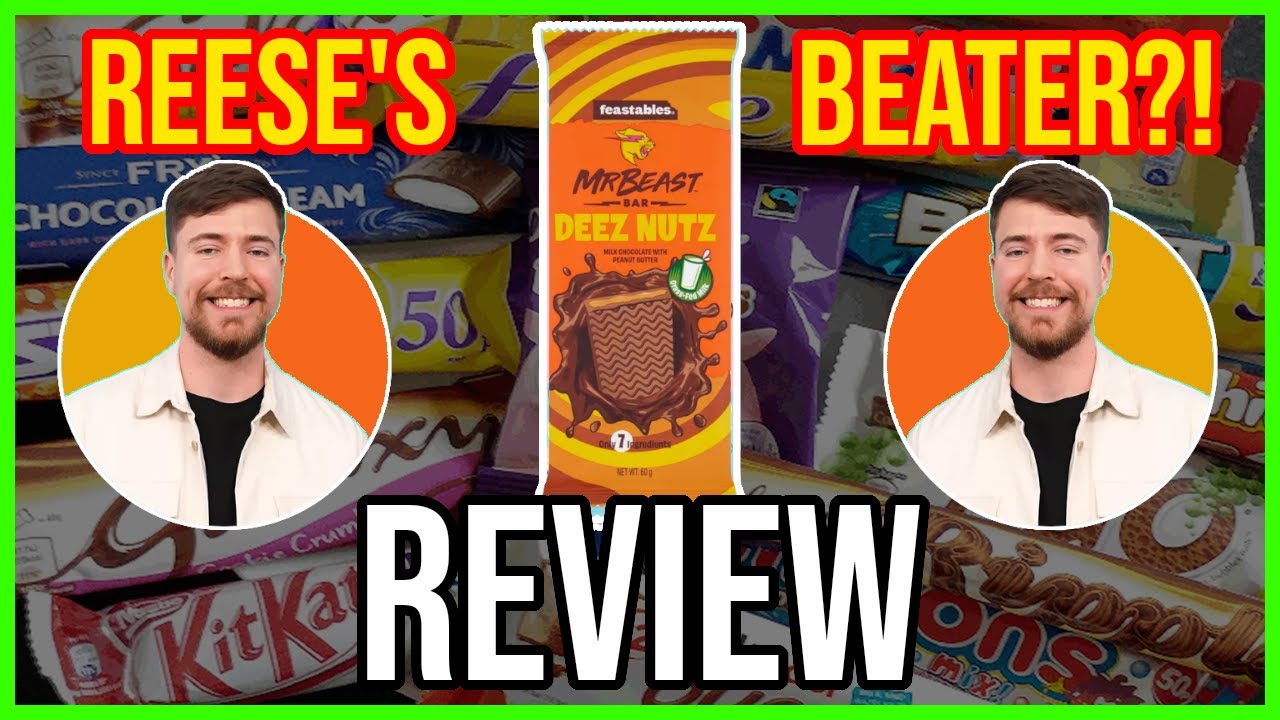 Feastables MrBeast Bar - Deez Nutz Review - YouTube