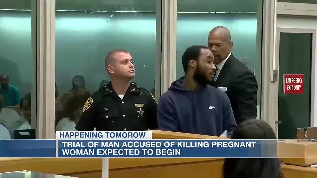 Trial of man accused of killing pregnant woman expected to begin - YouTube