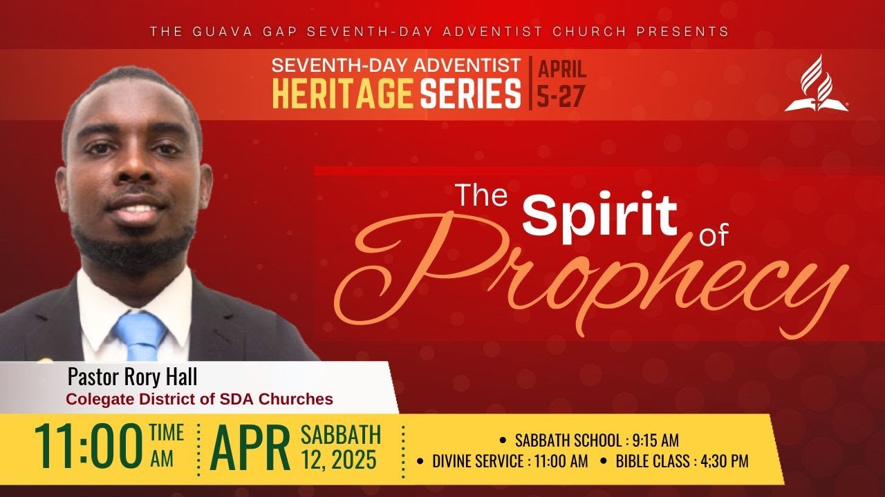 Sabbath Service | Pastor Rory Hall | Guava Gap SDA Church | April 12 ...
