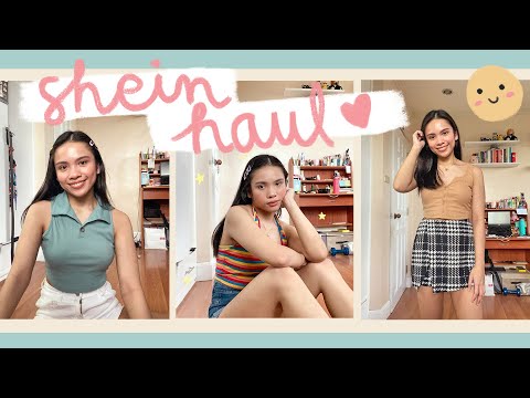 A Meme-filled Shein Haul + Try-on  🌈 || PH