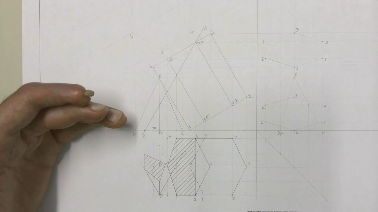 Cutting and true shape of the cutting plane for a complex solid Part 2 ...
