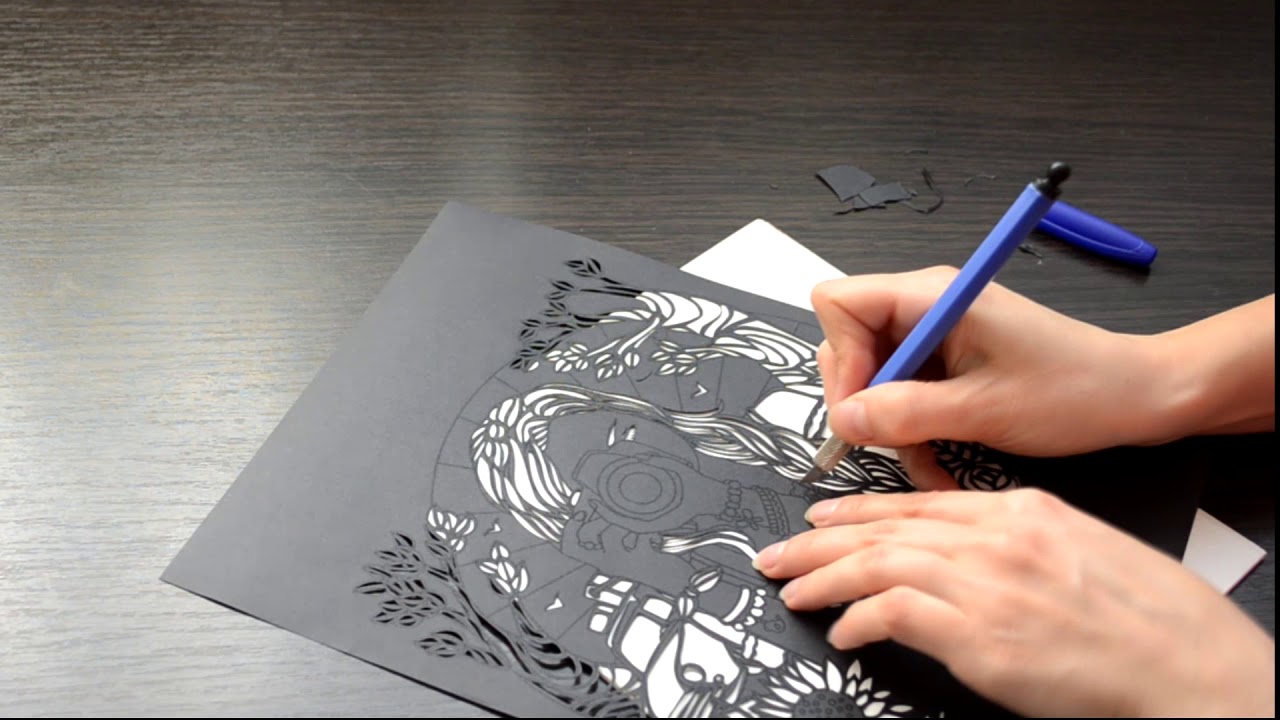 Paper cut How to do - YouTube