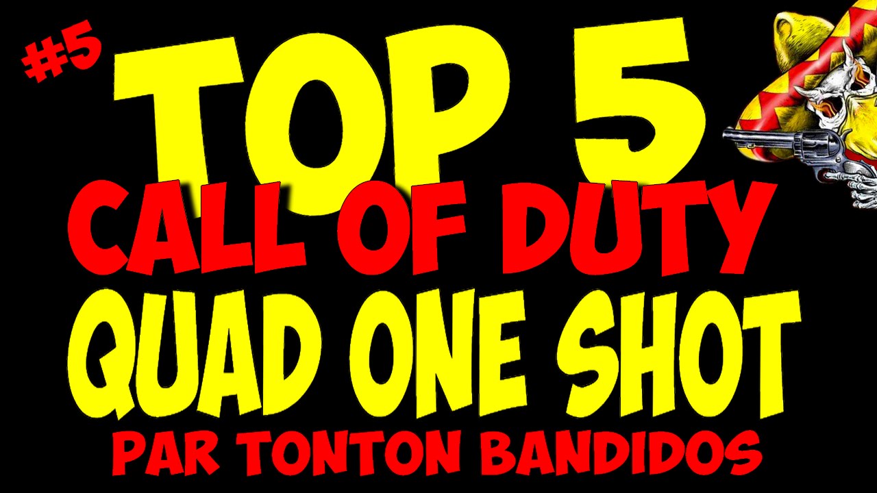 Top5 COD Sniper Quad One Shot #5 - YouTube