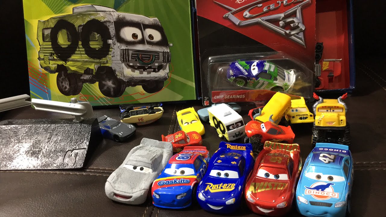 Disney cars 3 Toys diecast 🔴 Live Toy Unboxing Chip Gearings disney ...