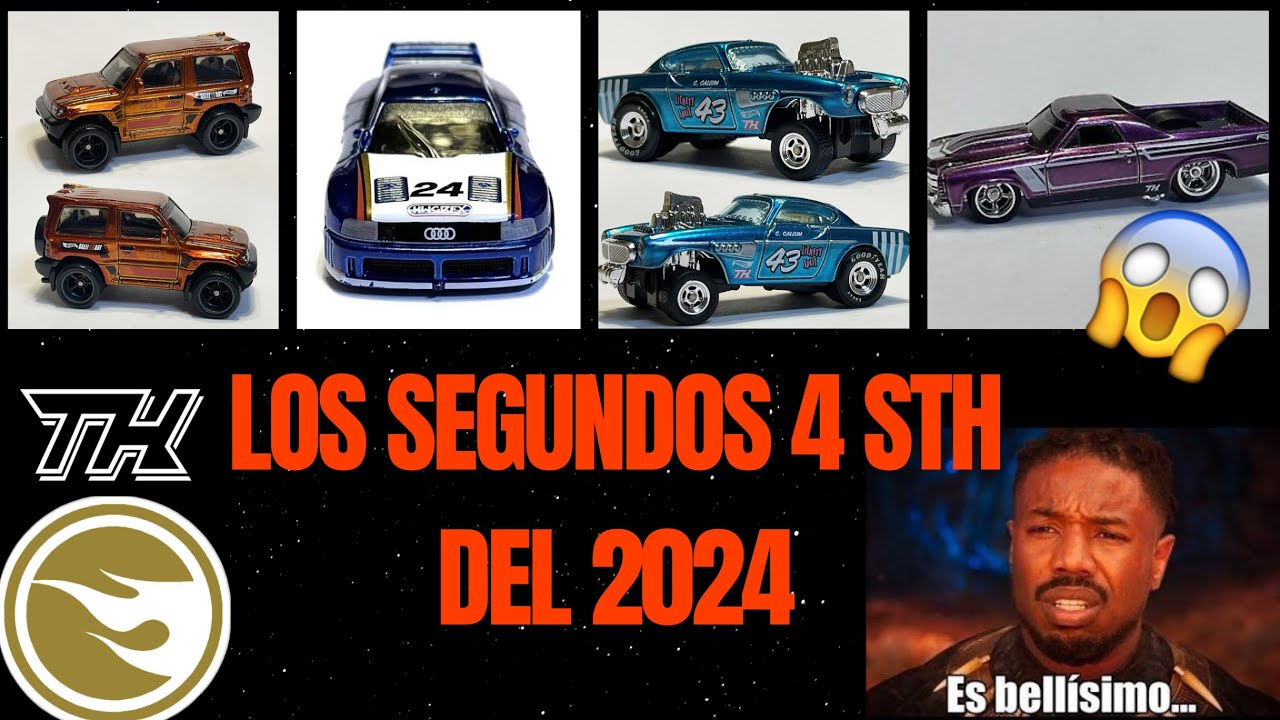 Los Segundos 4 STH Super Treasure Hunt 2024 😱 Primer Hot Wheels 🤯 Hot ...