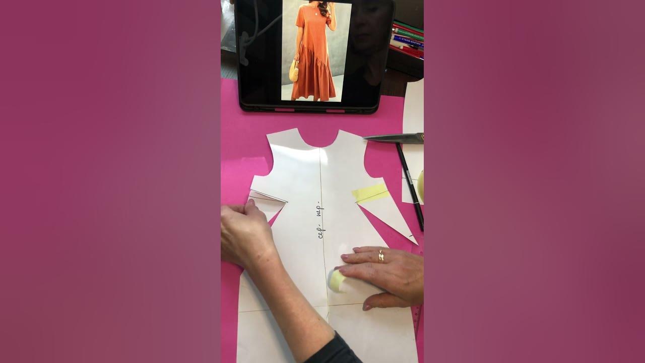 Летнее платье с косым ярусом - YouTube