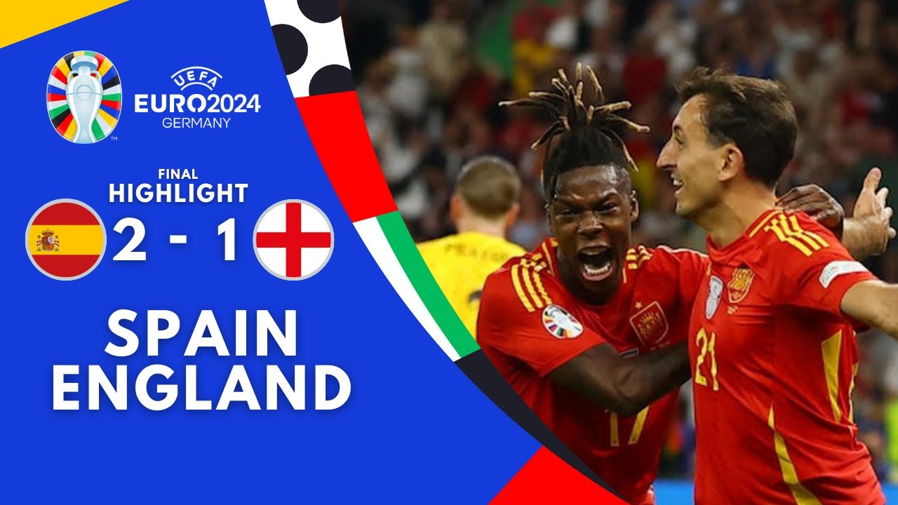 FULL HIGHLIGHT SPAIN VS ENGLAND FINAL EURO 2024 - YouTube