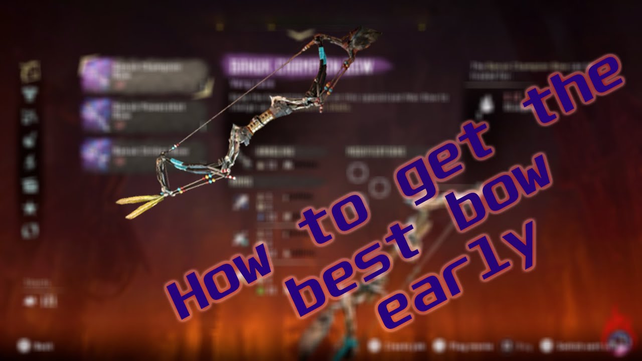 Horizon Zero Dawn - How To Get Banuk Bows Early In Game - YouTube