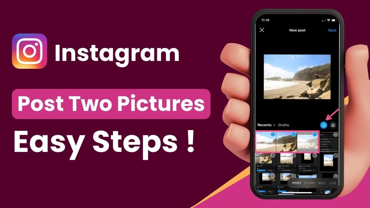 How To Post Two Pictures On Instagram YouTube how-to-post-two-pictures-on-instagram-youtube