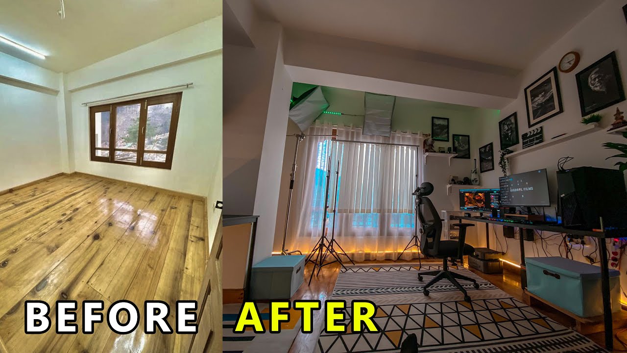Transforming My EMPTY Room To My Dream Room! - YouTube