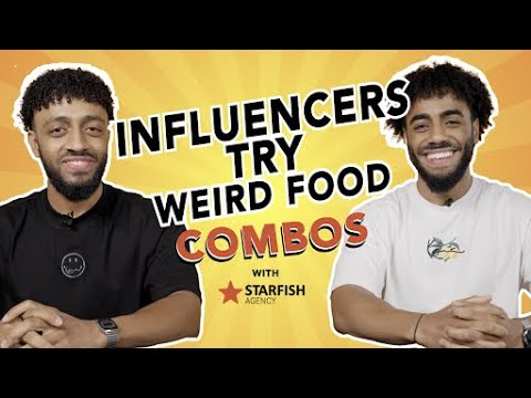 Influencers Try Weird Food Combos Challenge | By Starfish Agency - YouTube