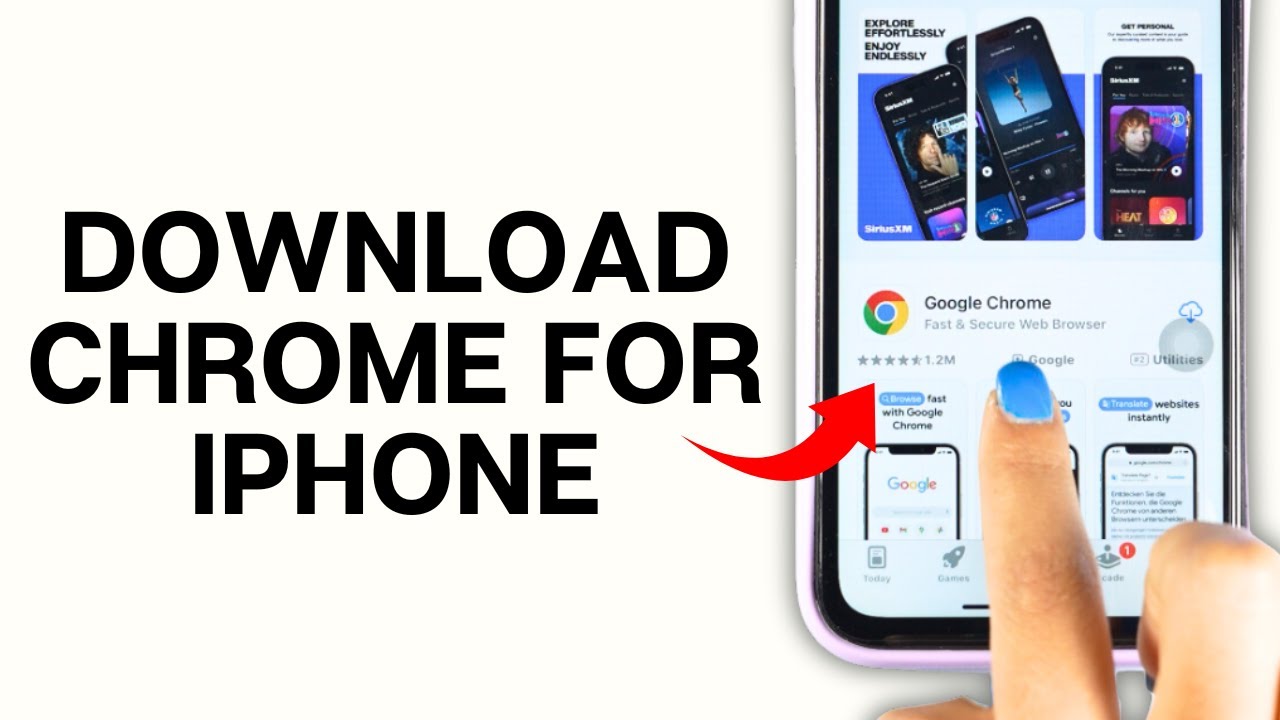 How To Download & Install Google Chrome in iPhone 2024 (EASY) - YouTube