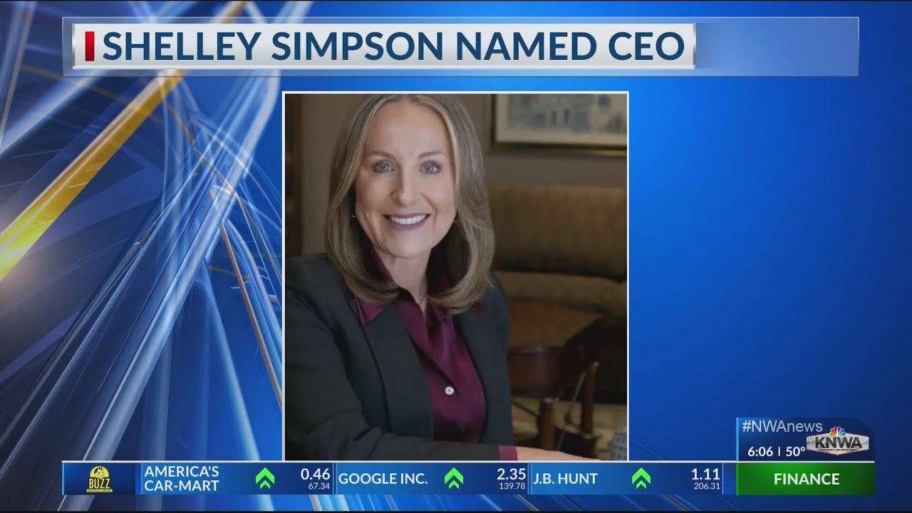 Shelley Simpson named J.B. Hunt CEO - YouTube