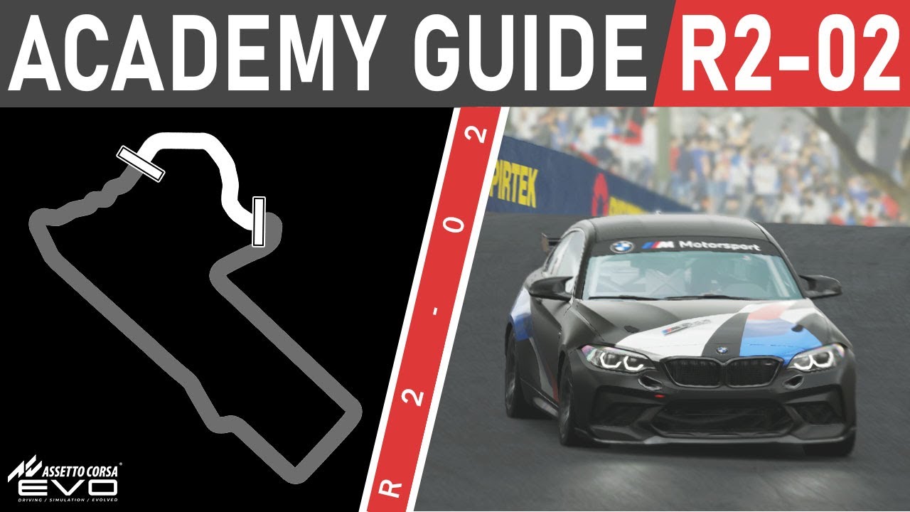 How To Get 3 Stars R2-02 Driving Academy Guide - Assetto Corsa EVO ...