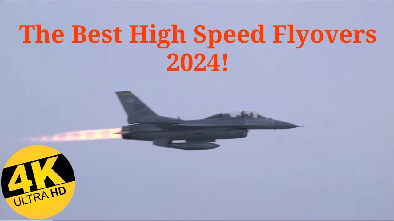 "The Best High Speed Military Jet Flyovers in 4K 2024!" - YouTube