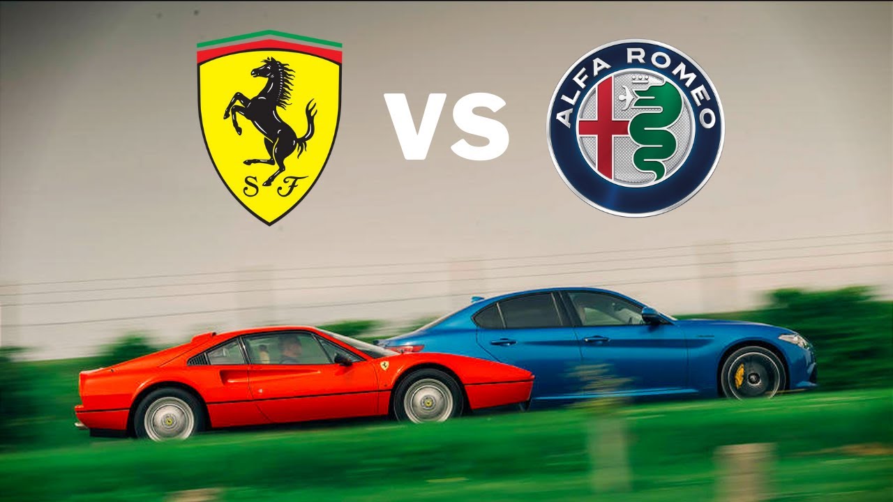 Alfa Romeo vs Ferrari Ultimate Compilation - YouTube