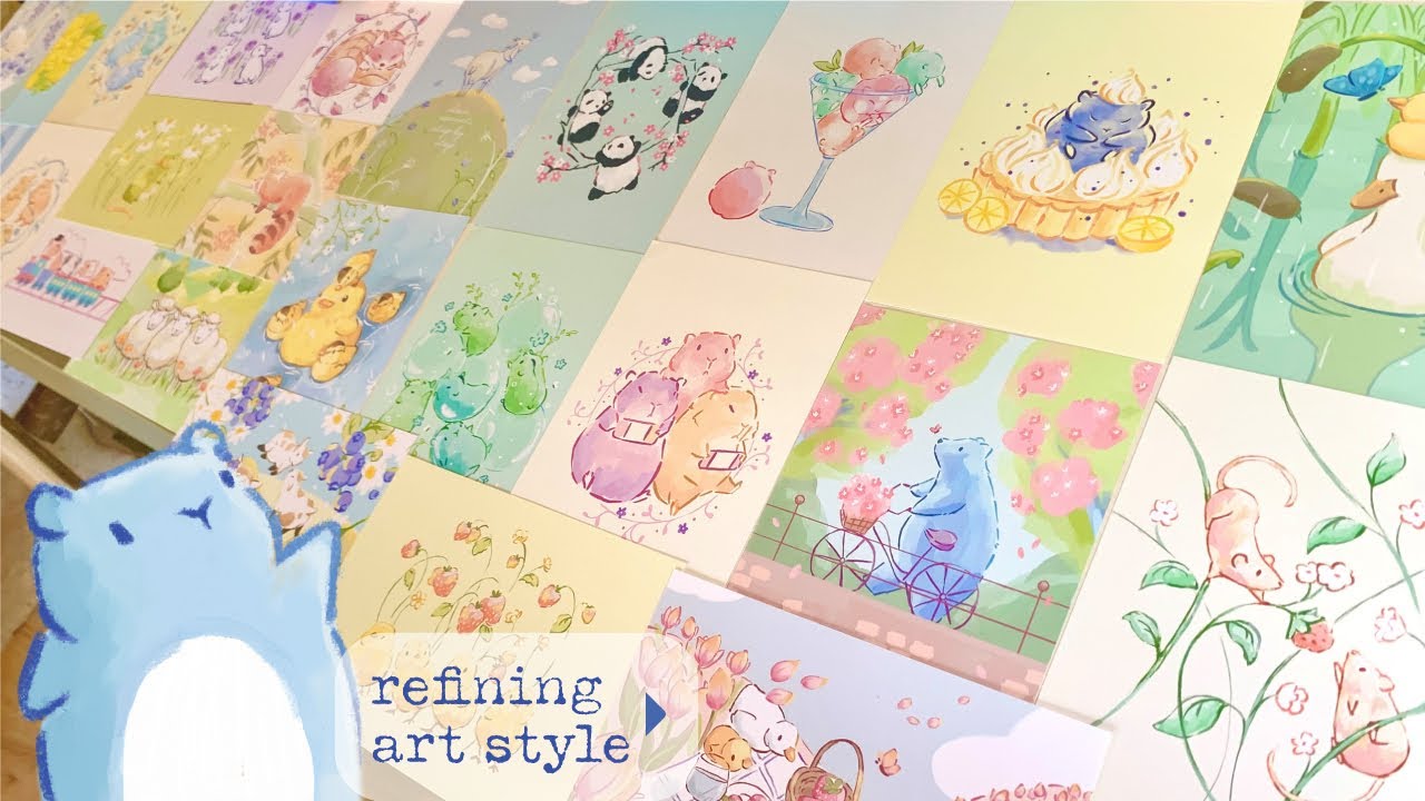 Harmonious art style: Choosing & refining 30 art prints - Part 2/3 ♥ ...