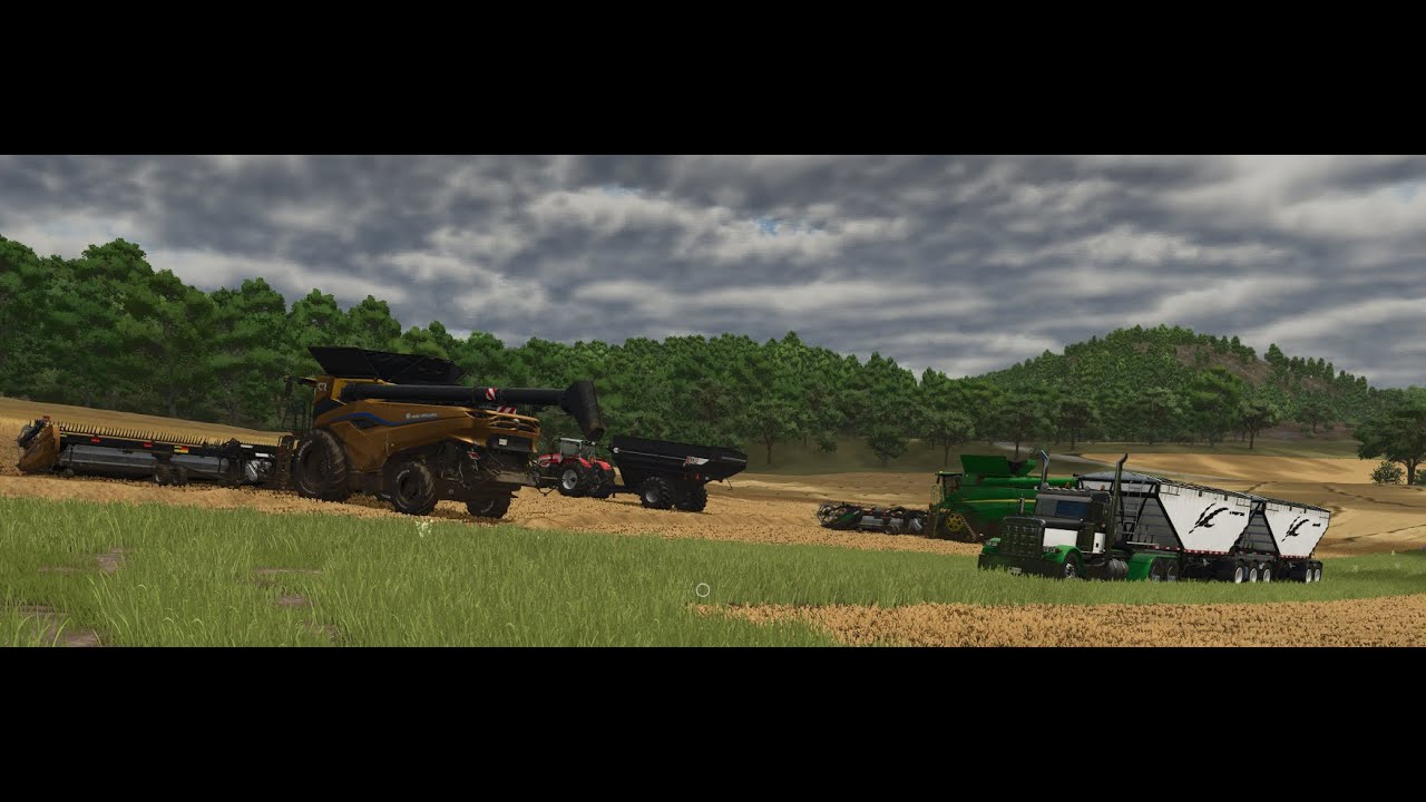 Harvesting Wheat - Farming Simulator 25 - YouTube